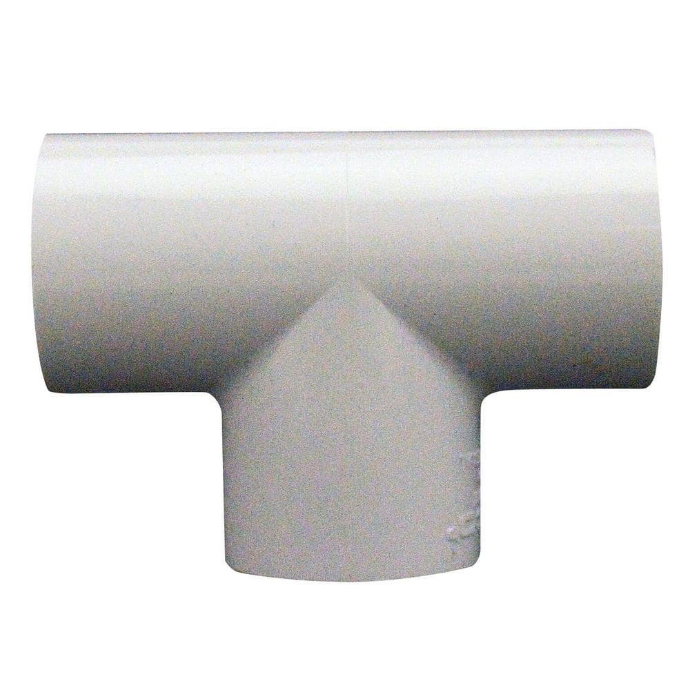 LASCO 1/2 in. Schedule 40 PVC Tee (35-Pack) 401005BKT - The Home Depot