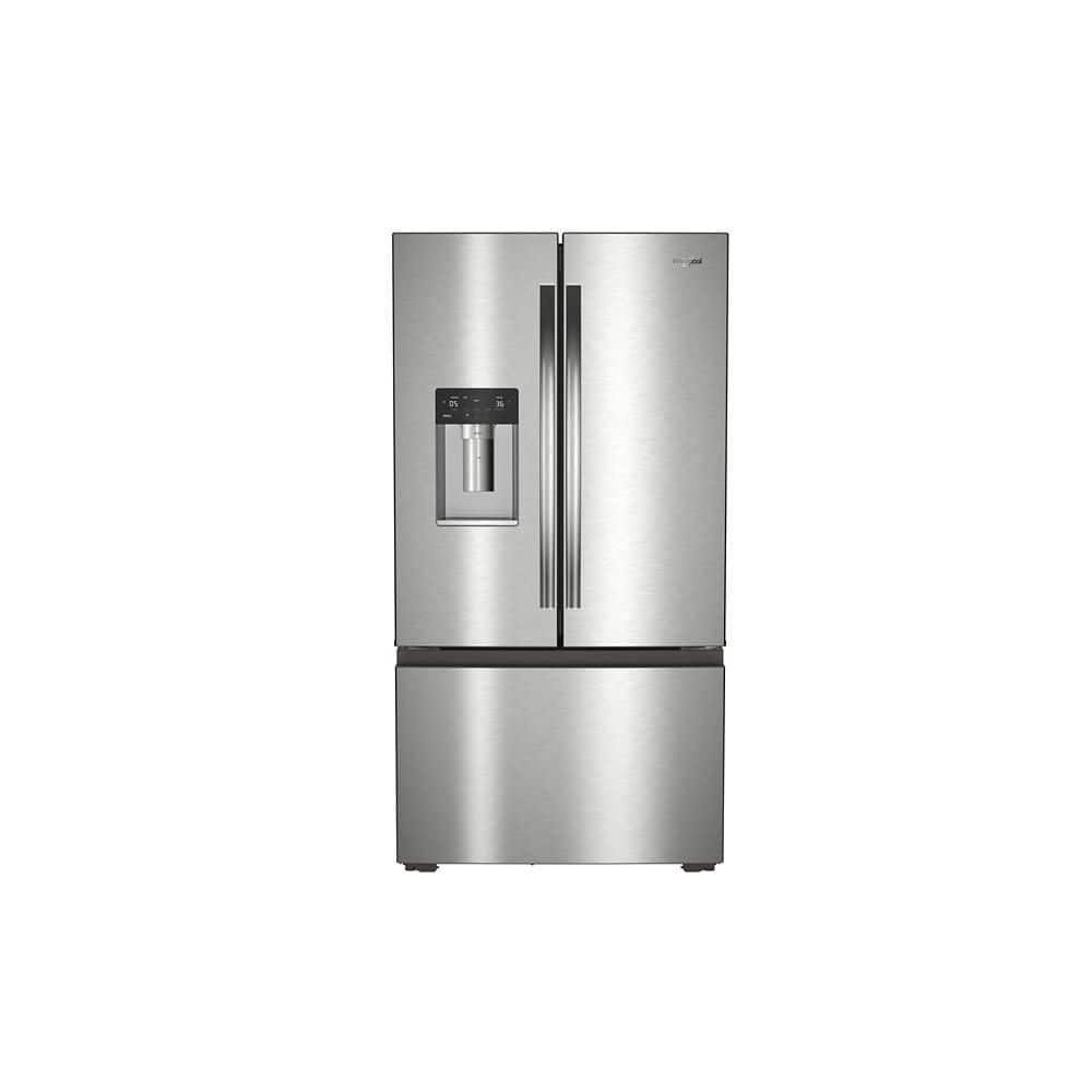 Whirlpool 36 in. 23 cu. ft. Counter Depth French Door Refrigerator in ...