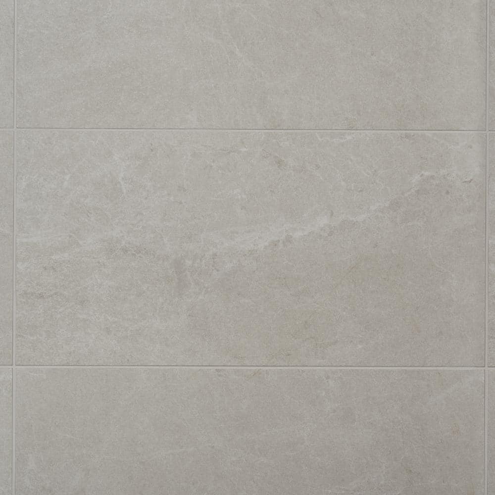 Ivy Hill Tile LithoTech Chalk White 11.81 in. x 23.61 in. Matte ...