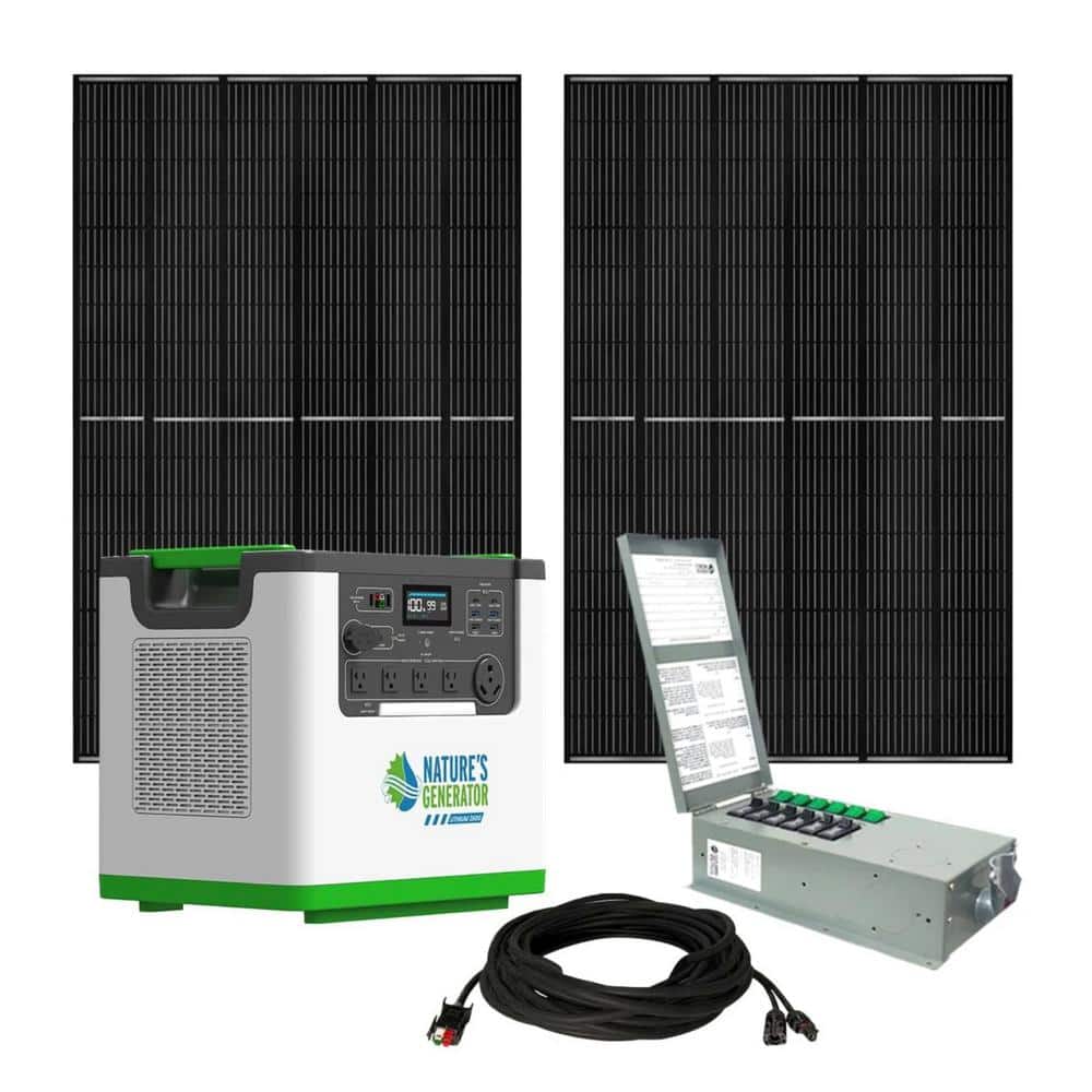 NATURE'S GENERATOR Lithium 3600W Continuous / 7200W Peak Solar ...