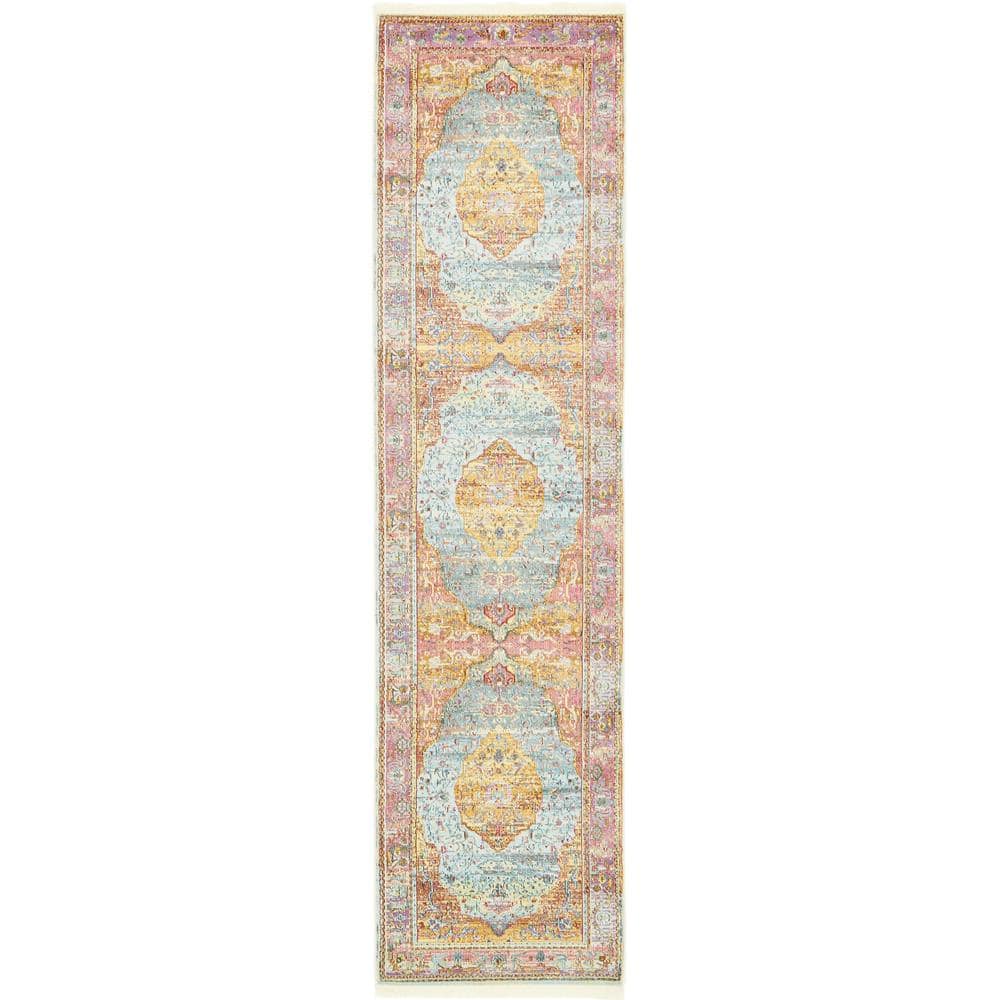 Unique Loom Baracoa Miramar Multi 2' 7 x 10' 0 Runner Rug 3139561 - The ...