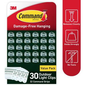 Reviews for Command Clear Outdoor Light Clips (30 Clips, 32 Command ...