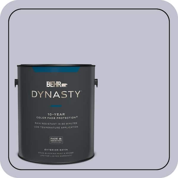 BEHR DYNASTY 1 gal. #S550-2 Powder Lilac Satin Enamel Exterior Stain ...