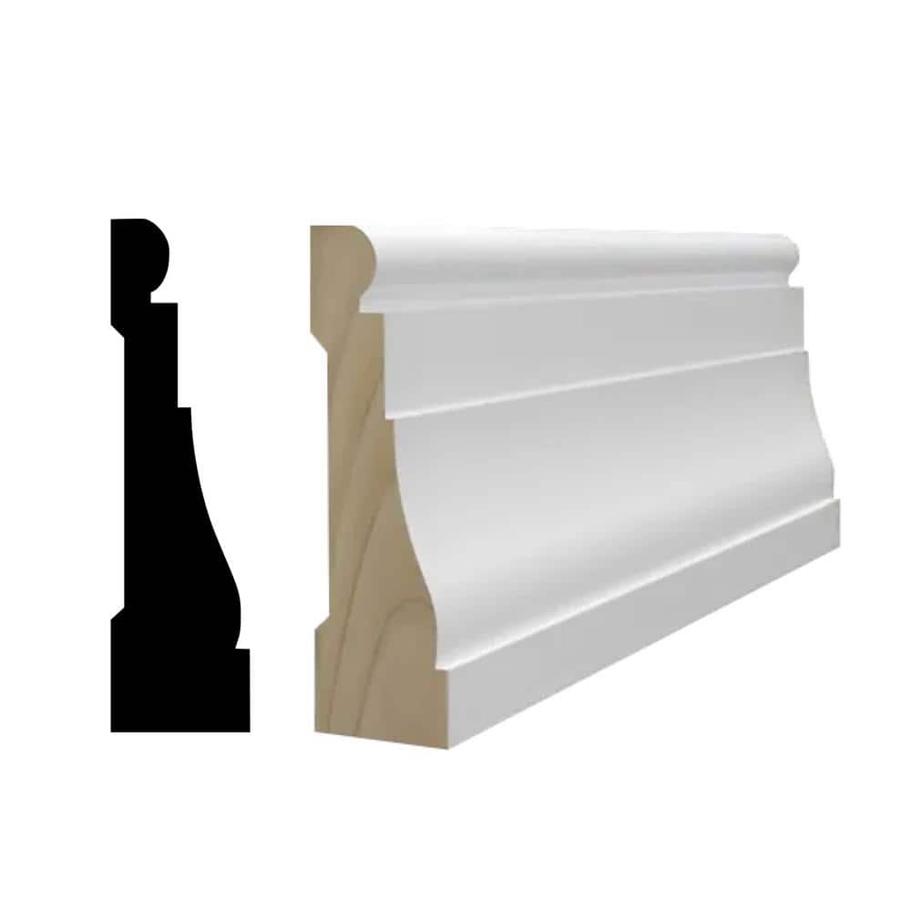 RESO RMC 376 11/16 in. D x 2-1/4 in. W x 85 in. L Primed Finger-Joined ...