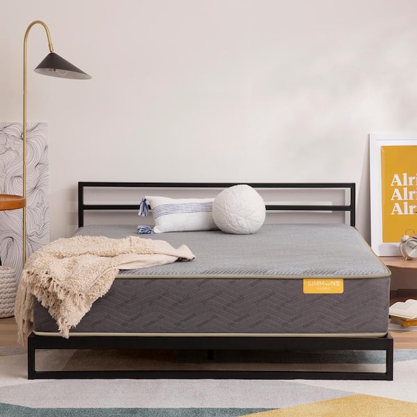 Simmons DeepSleep Hybrid Twin XL Plush 12 in. Mattress Set with 9 in ...