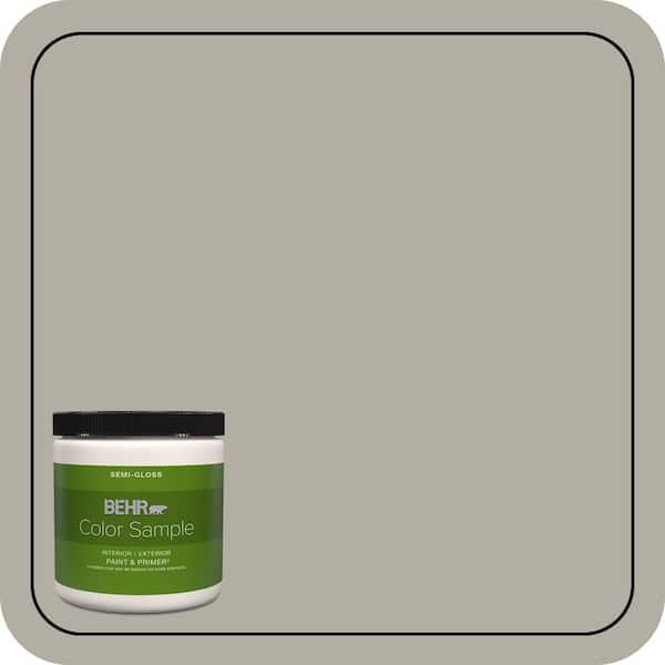 BEHR PREMIUM PLUS 8 oz. #790D-4 Granite Boulder Semi-Gloss Interior ...