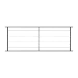 FORTRESS - Black - Deck Railing Systems - Deck Railings - The Home Depot