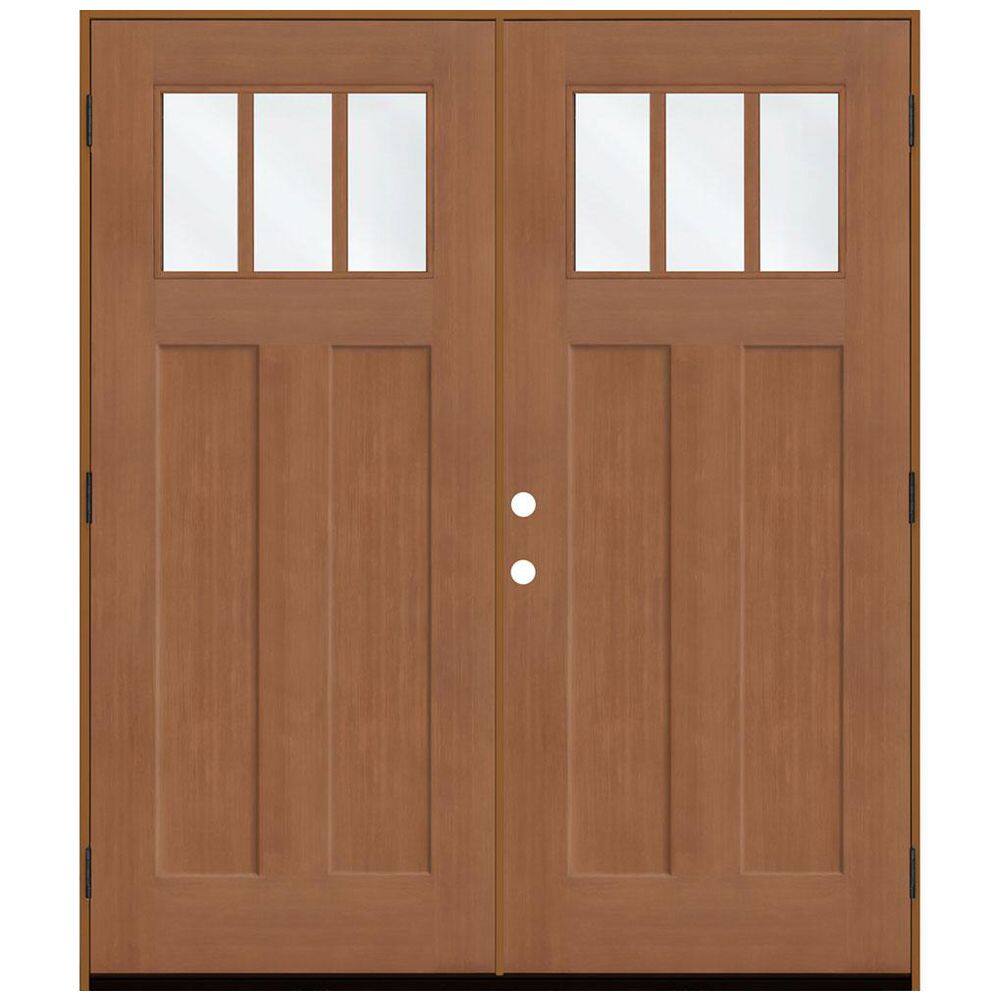 Steves & Sons Regency 72 in. x 80 in. 1/4 TopL 3SDL Clear Glass RHOS ...