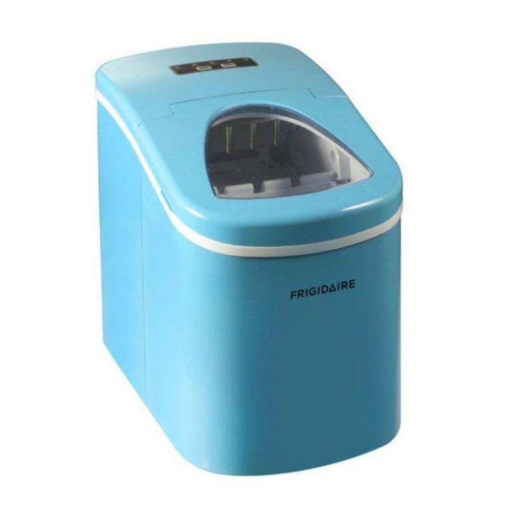 Frigidaire 10 in. wide 26 lbs. Freestanding Bullet Ice Maker in Blue ...