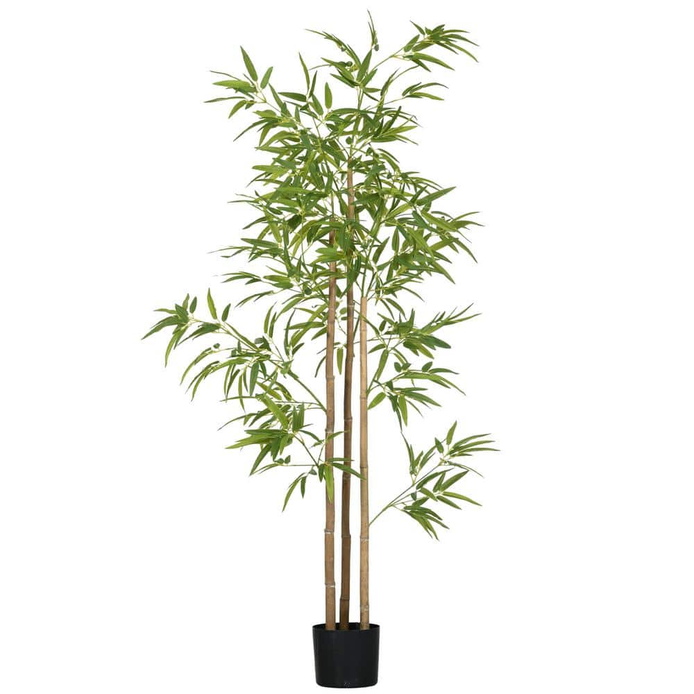 CONGE IMPORT LLC 70.75 in. H Artificial Green Indoor Bamboo Tree L ...