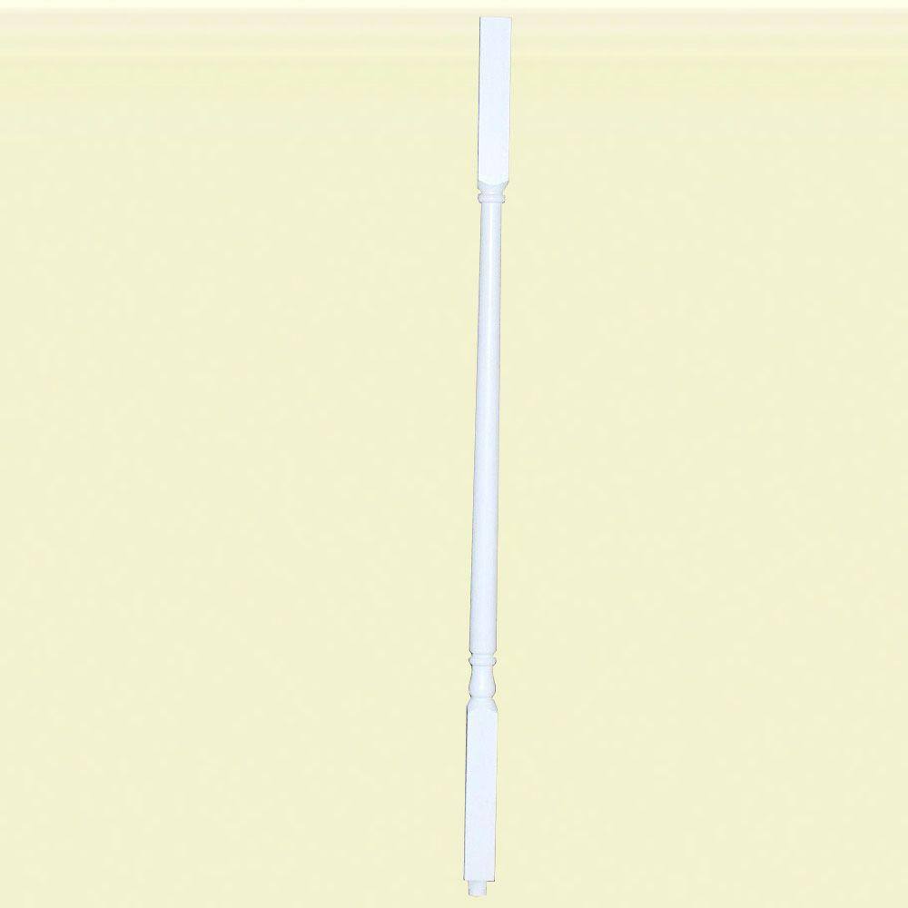 EVERMARK 36 in. x 1-1/4 in. 5141 Poplar Square-Top Baluster PR514136 ...