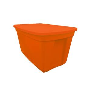 HDX 20 Gal. Storage Bin in Grey 2020-4410408 - The Home Depot