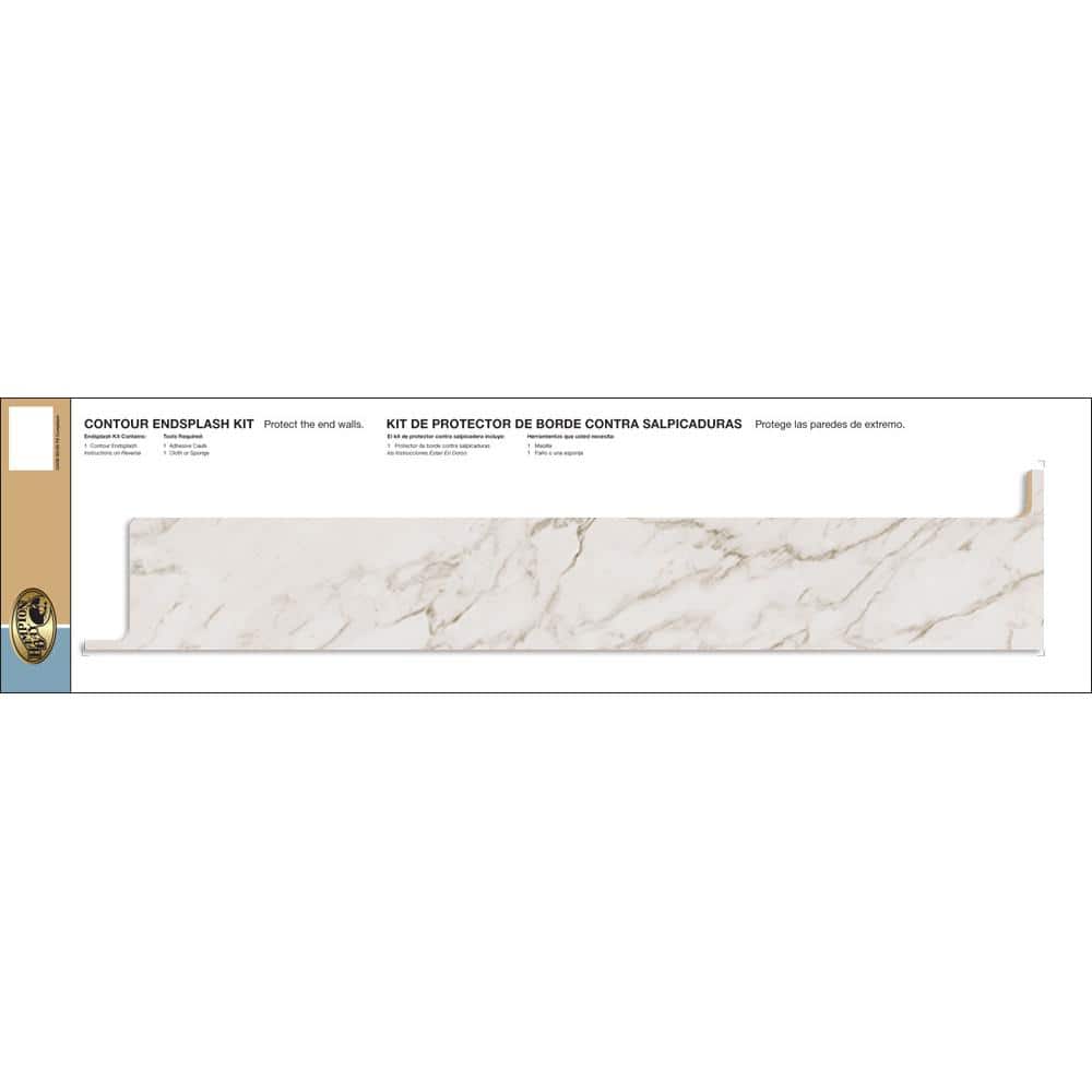 Reviews for Hampton Bay Laminate End splash Kit for Countertop with ...