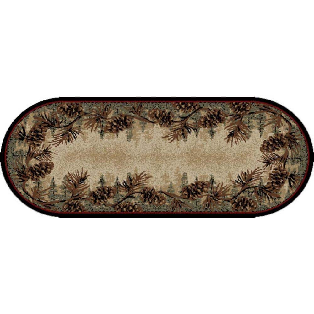 Reviews for Mayberry Rug American Destination Multi-Colored 2 ft. x 5 ...