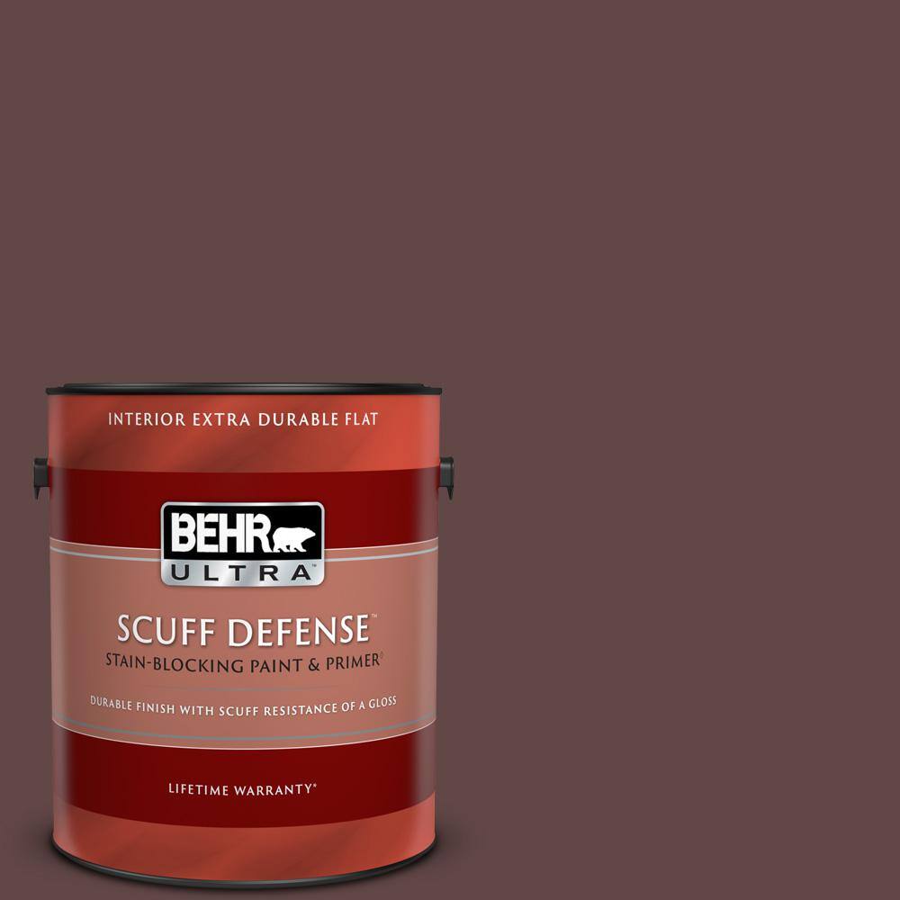 BEHR ULTRA 1 gal. #S-G-700 Wild Raisin Extra Durable Flat Interior ...