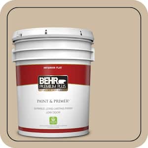 BEHR ULTRA 5 gal. #710C-3 Gobi Desert Extra-Durable Flat Interior Paint ...