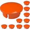 Formufit 1 in. Furniture Grade PVC Internal Dome Cap in Orange (10-Pack ...