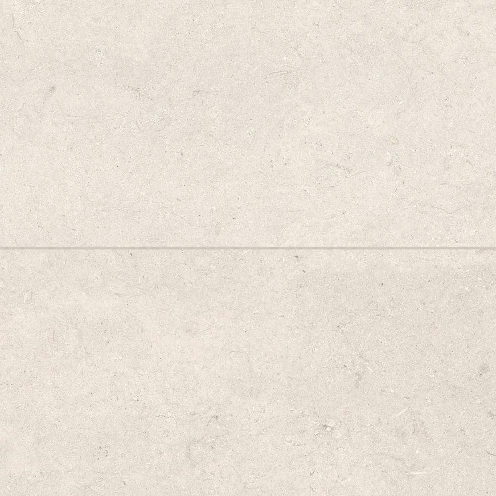 Bedrosians Sample-Poetry Stone 4 in. x 5 in. Ivory Porcelain Subway ...