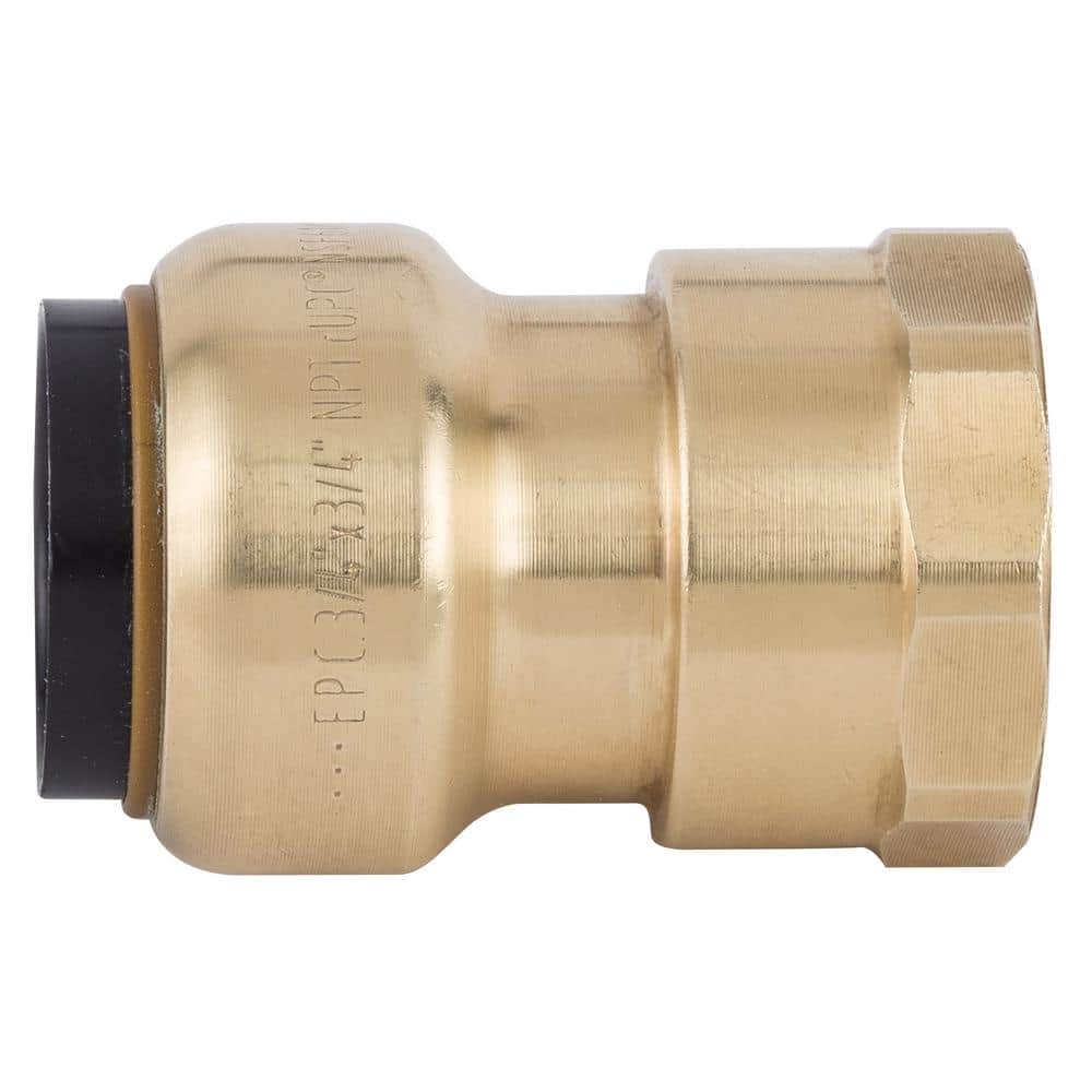 Tectite 3/4 in. Brass Push-to-Connect x Female Pipe Thread Adapter ...