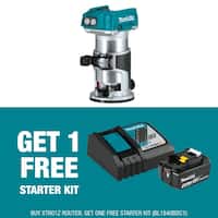 Makita 18V LXT Brushless Compact Router w/Battery & Charger