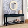 Butler Specialty Company Lark 65 in. Navy Blue Rectangular Wood Console ...