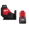 Milwaukee M12 12-Volt 165 ft. Green Laser Self-Leveling 360° Single ...