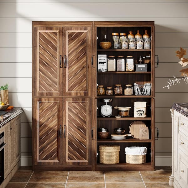Rustic Kitchen Pantry Cabinet Rustic Kitchen Pantry Constructed With
