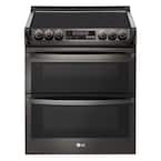 Samsung 30 in. 5.9 cu. ft. Flex Duo Double Oven Electric Range with ...