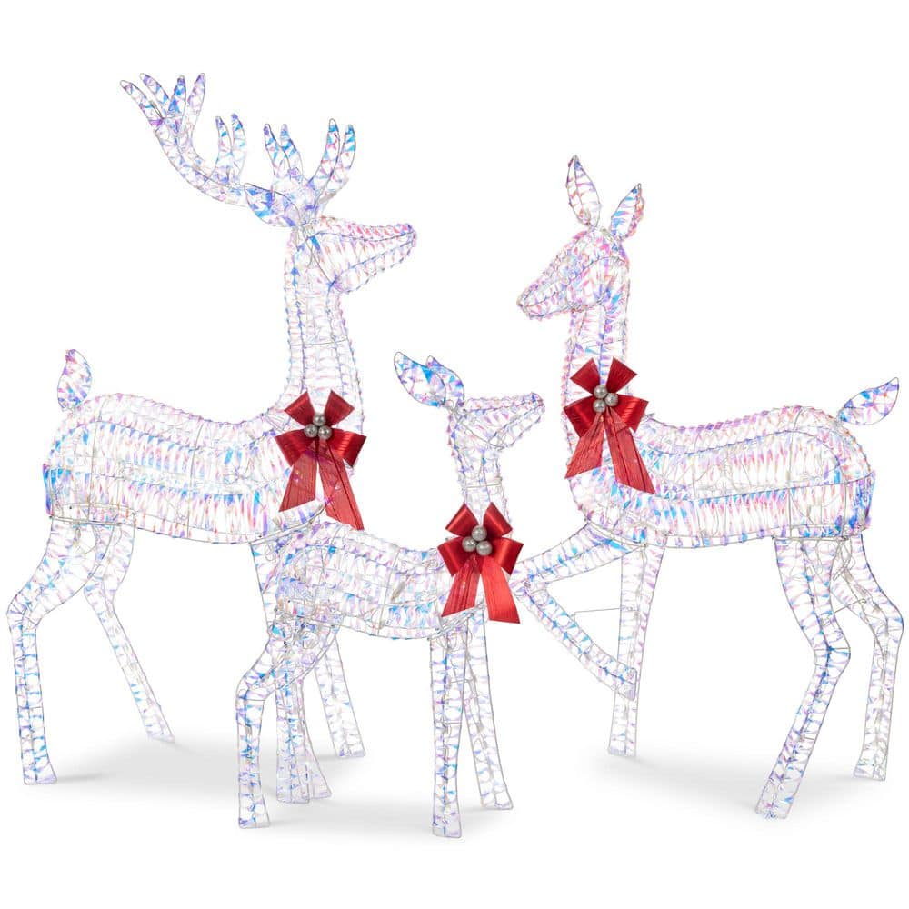 Reviews for Best Choice Products 60 in. LED Metal Deer Family Christmas Yard Decoration | Pg 5 ...