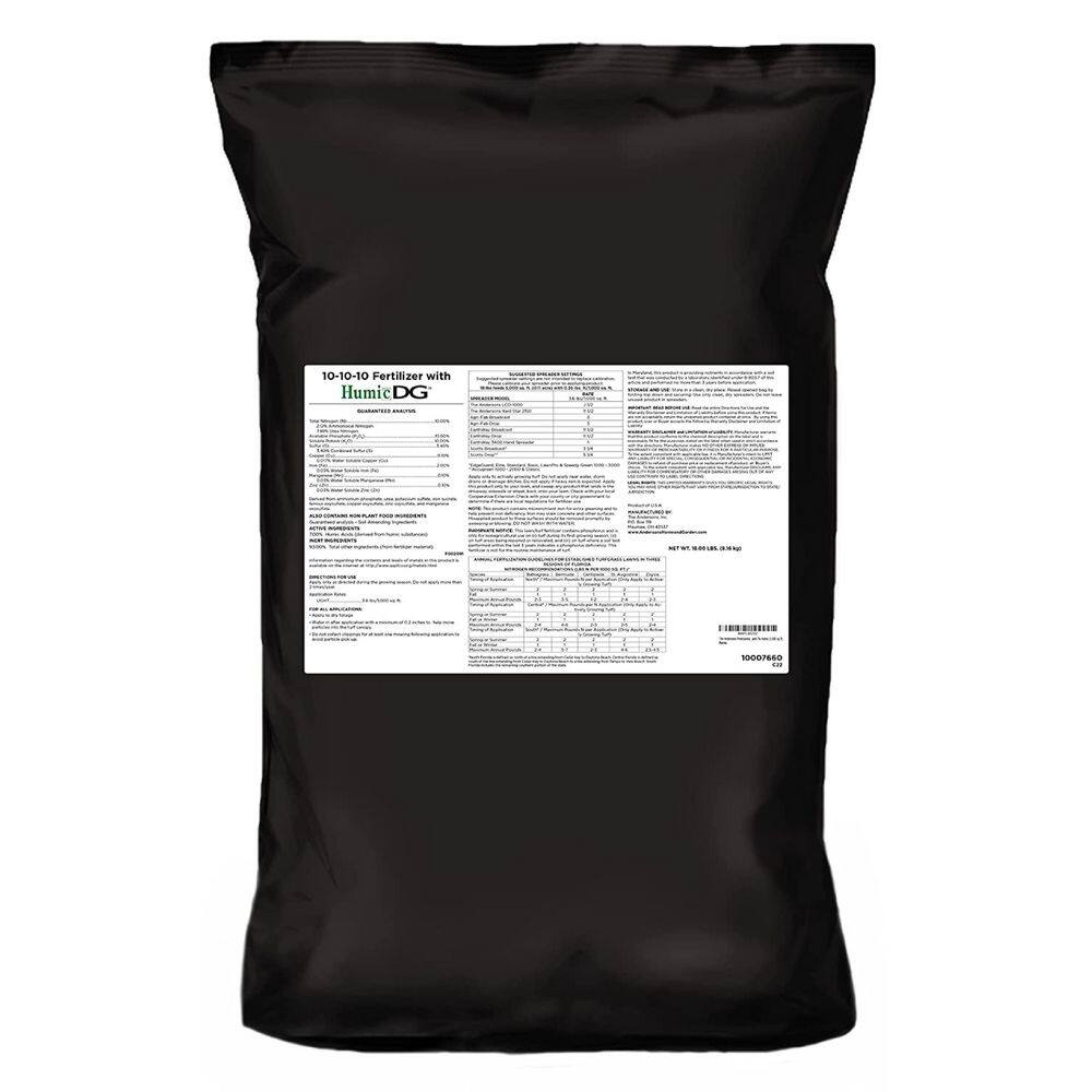 The Andersons 18 lbs. 5,000 sq. ft. Dry Lawn Fertilizer with 2% Iron ...
