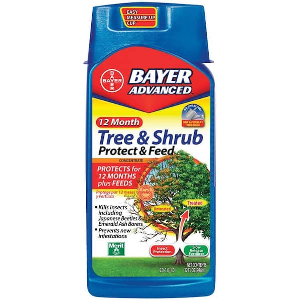 Bayer Advanced 32 oz. Concentrate 12-Month Tree and Shrub Protect and ...