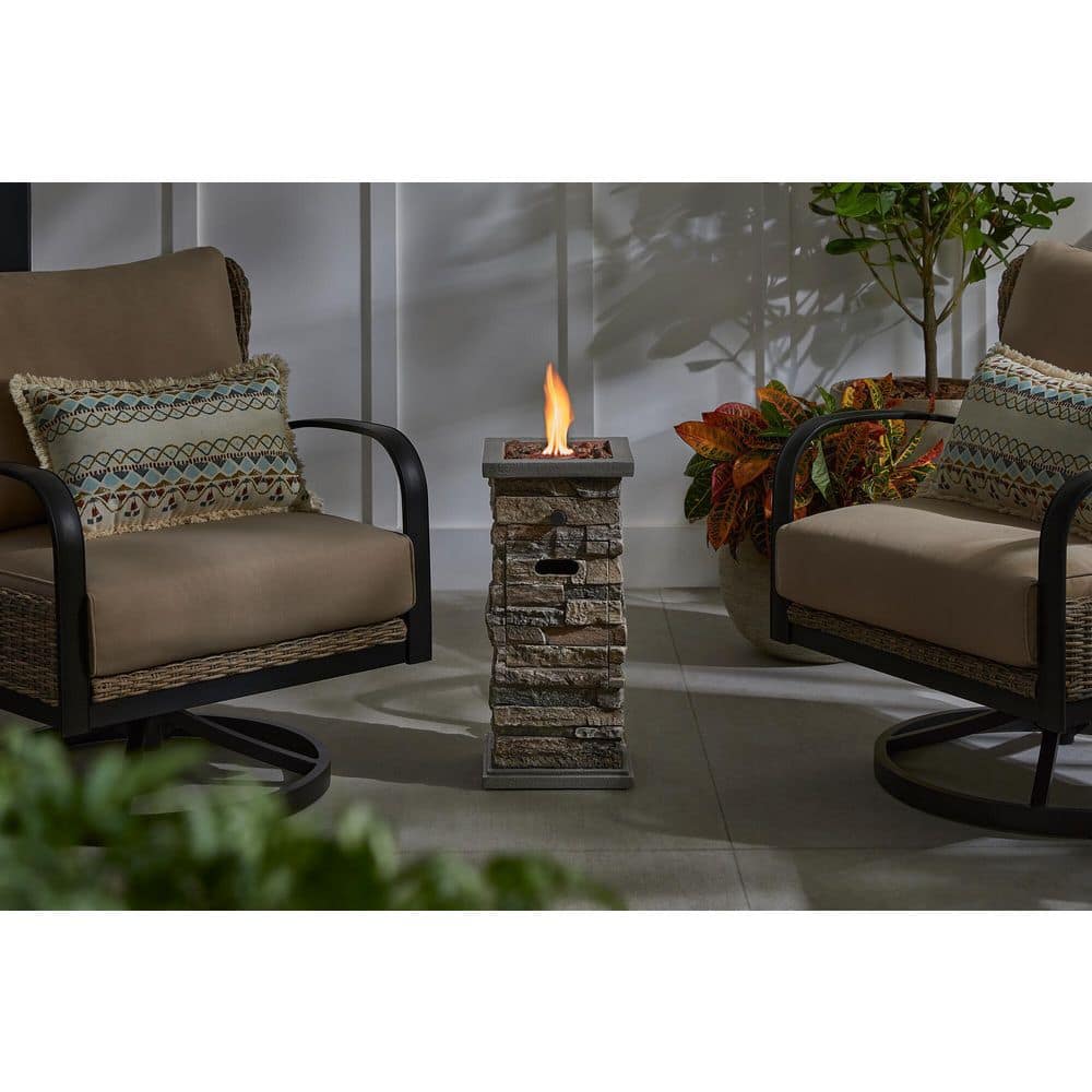 Home Decorators Collection Envirostone 10 in. W 15000 Btu Brown (MGO ...