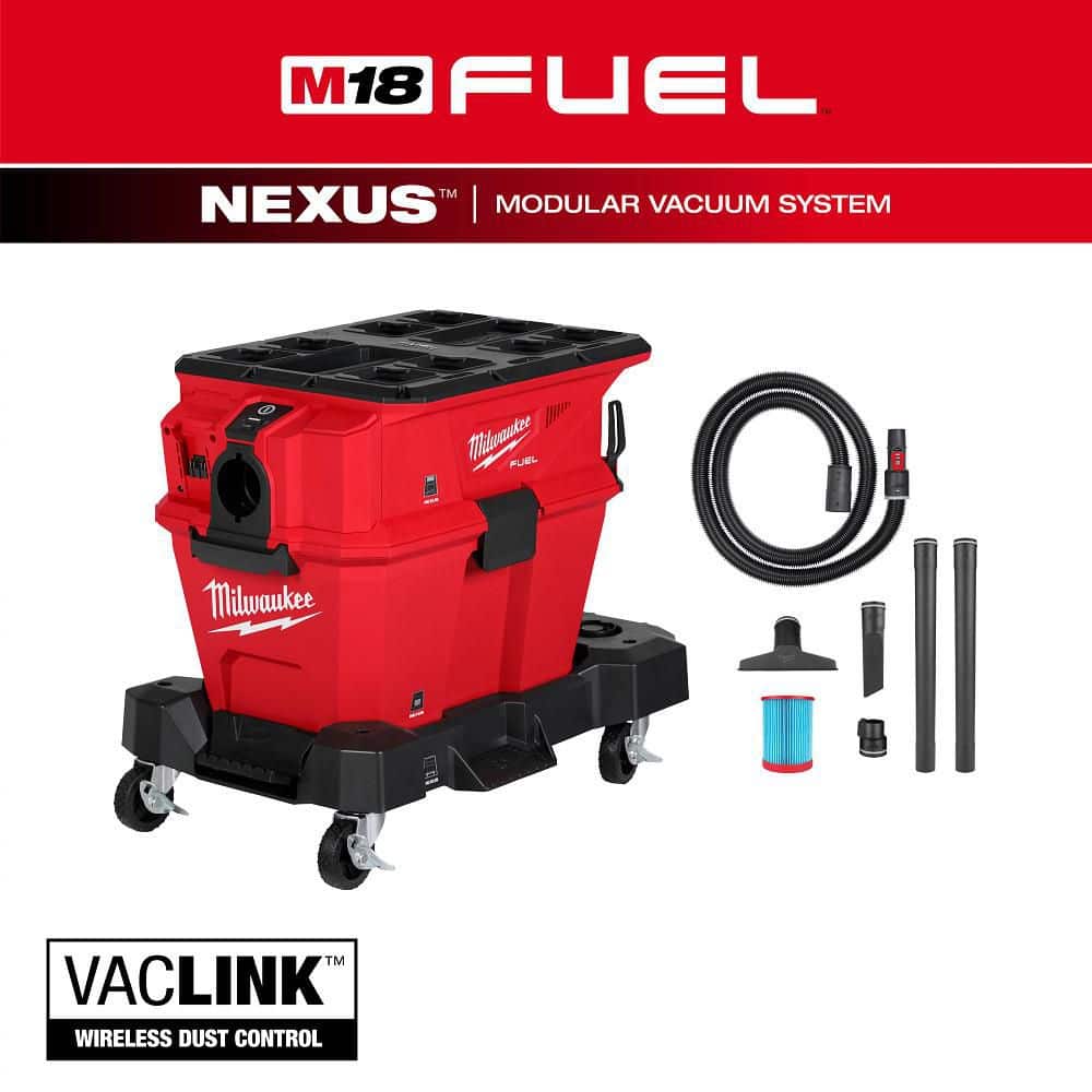 Milwaukee M18 FUEL NEXUS 6 Gallon Wet/Dry Vacuum with PACKOUT ...