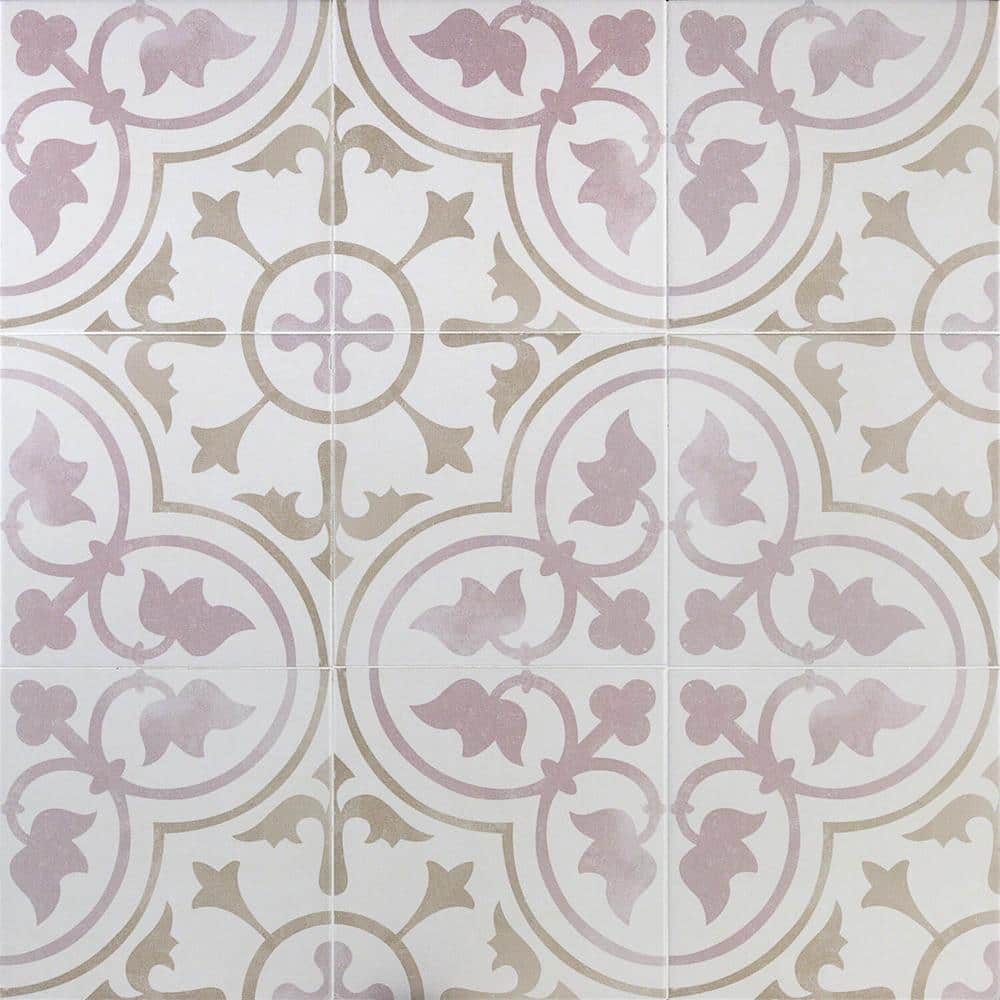 Ivy Hill Tile Anabella Tate 9 in. x 9 in. x 11mm Matte Porcelain Floor ...