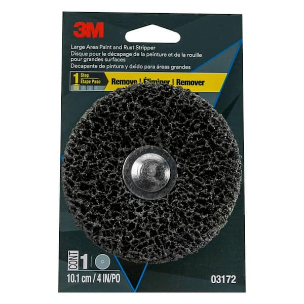3M 4 in. Round Rust and Paint Remover 03172 - The Home Depot