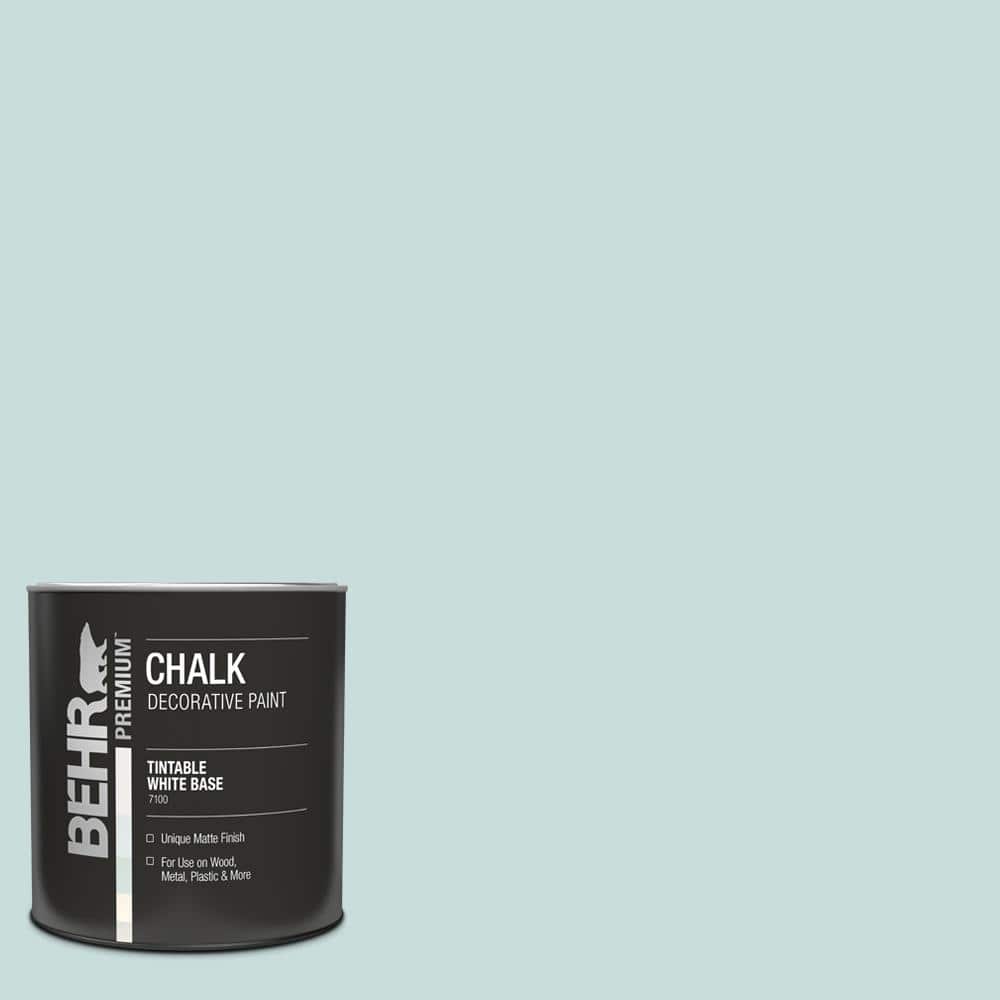 BEHR PREMIUM 1 qt. #S440-1 Sunken Pool Interior Chalk Decorative Paint ...
