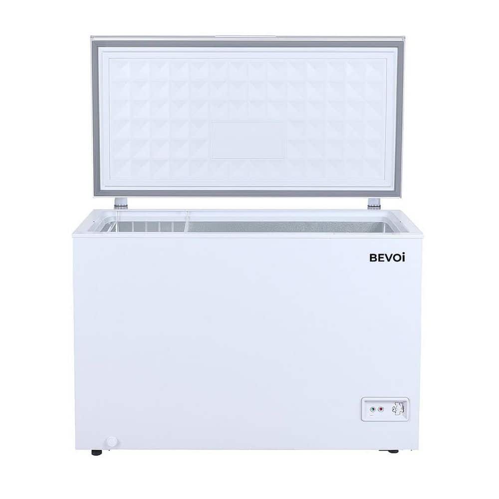 Bevoi 10.0 cu. ft. Manual Defrost Chest Freezer in White ...