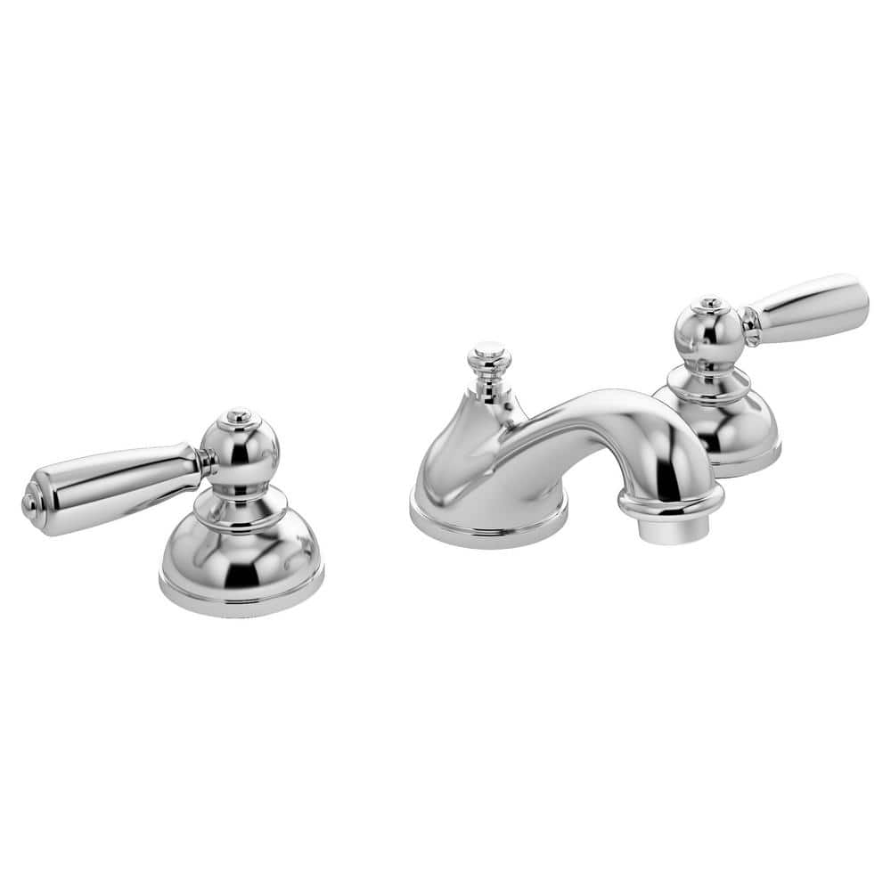 Symmons Allura 8 Widespread Two-Handle Low-Flow Bathroom Faucet with ...
