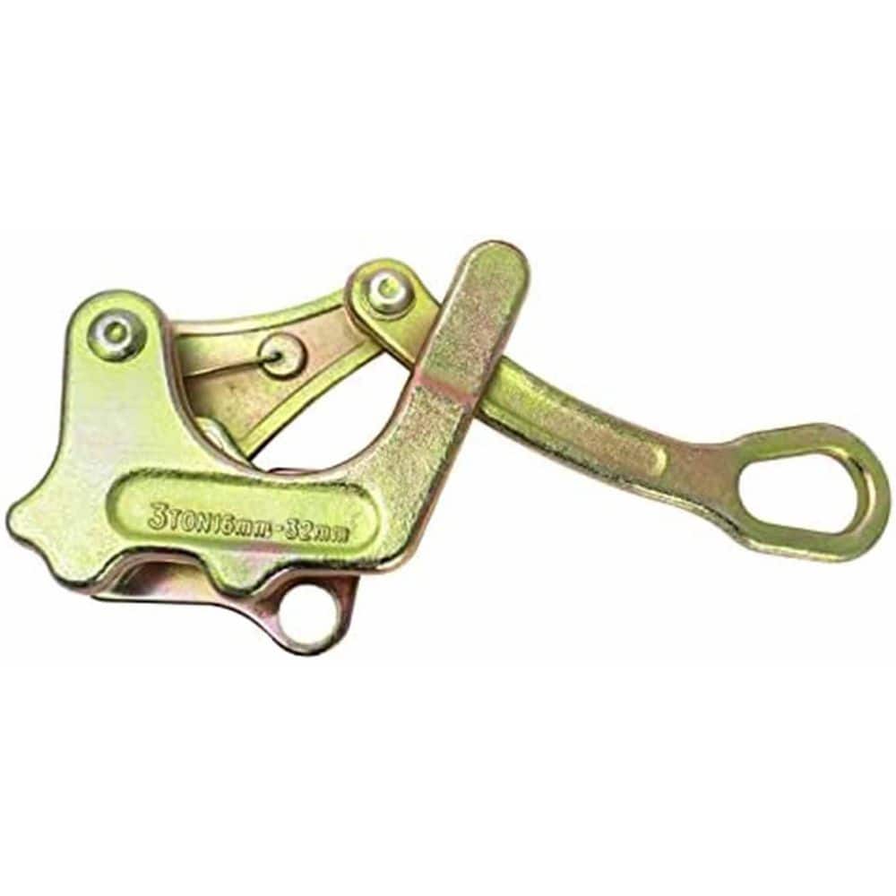 Lukyamzn 3 T Cable Grip Wire Grip Steel Rope Jaw Puller for Up to 0.75 ...