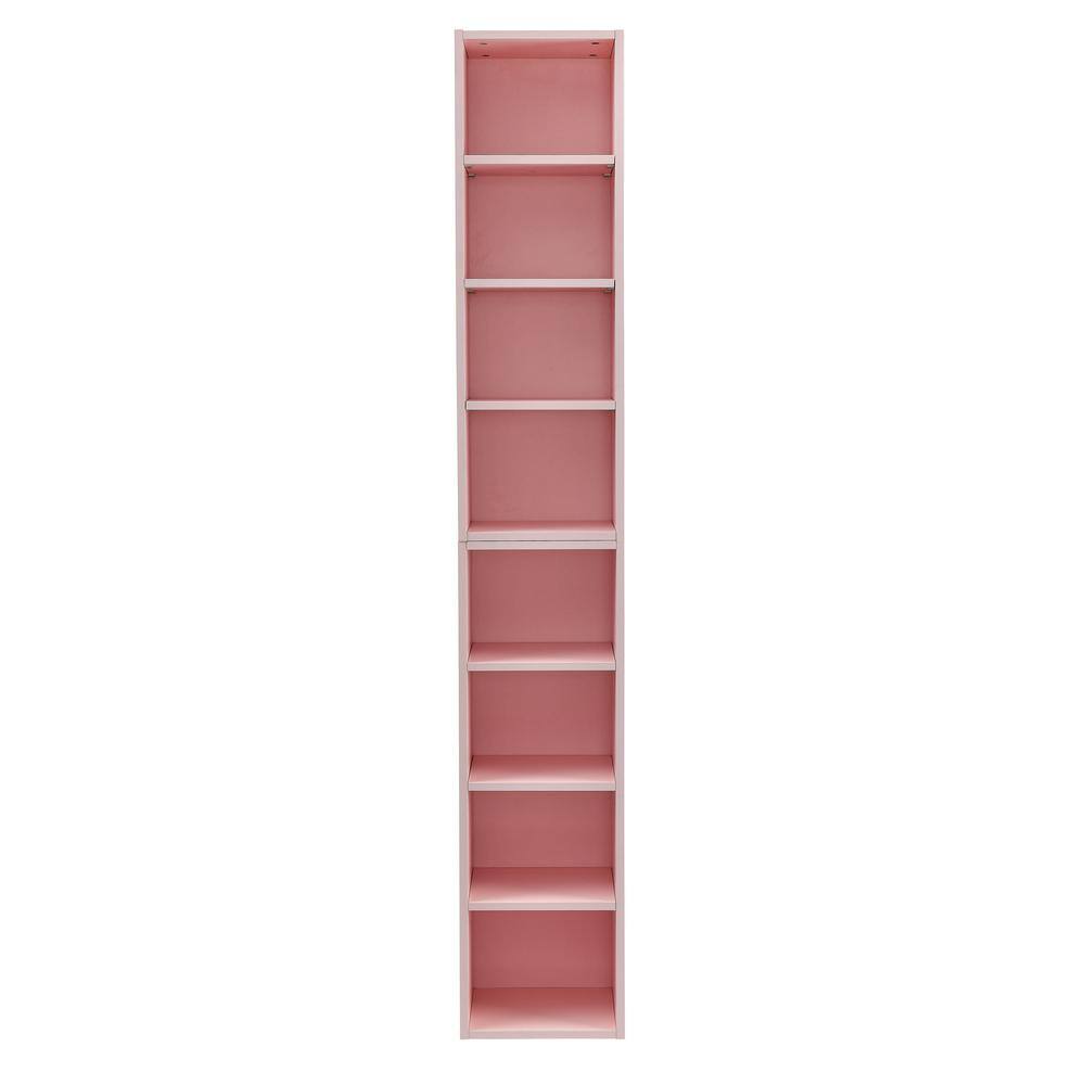 cadeninc 8-Tier MDF Tower Double-Decker Storage Shelf with Adjustable ...