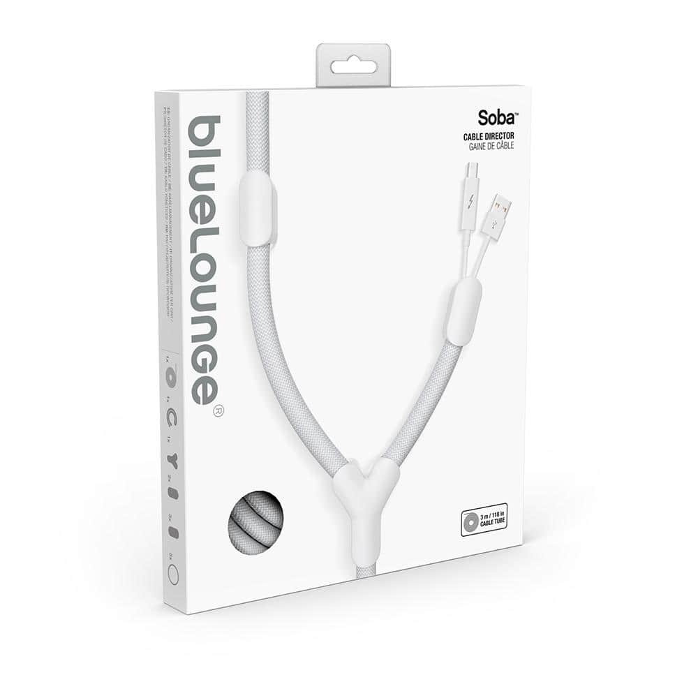 Bluelounge Soba Cable Director, White SB-WH - The Home Depot