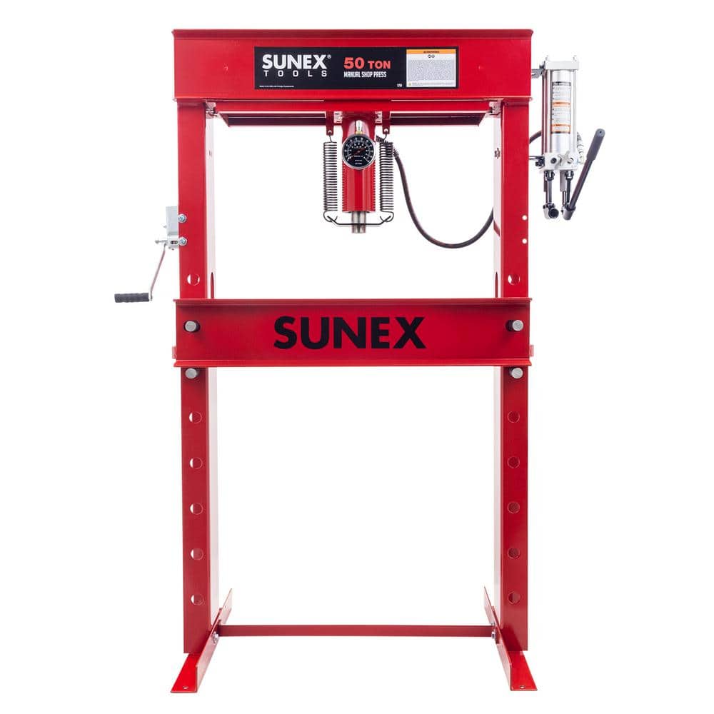 SUNEX TOOLS 50-Ton Manual Press 5750 - The Home Depot