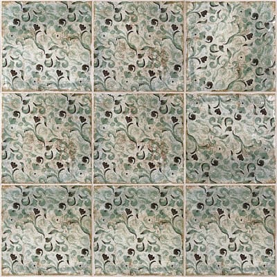 Ivy Hill Tile Angela Harris Sonata Decor 8 in. x 8 in. x 9mm Polished ...