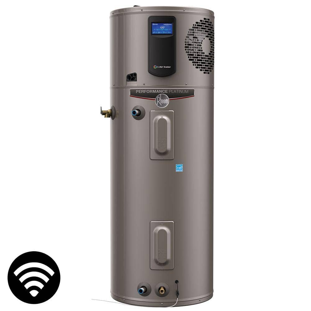 Rheem Performance Platinum 50 Gal. High Efficiency 12-Year Warranty Hybrid Electric Water Heater ...