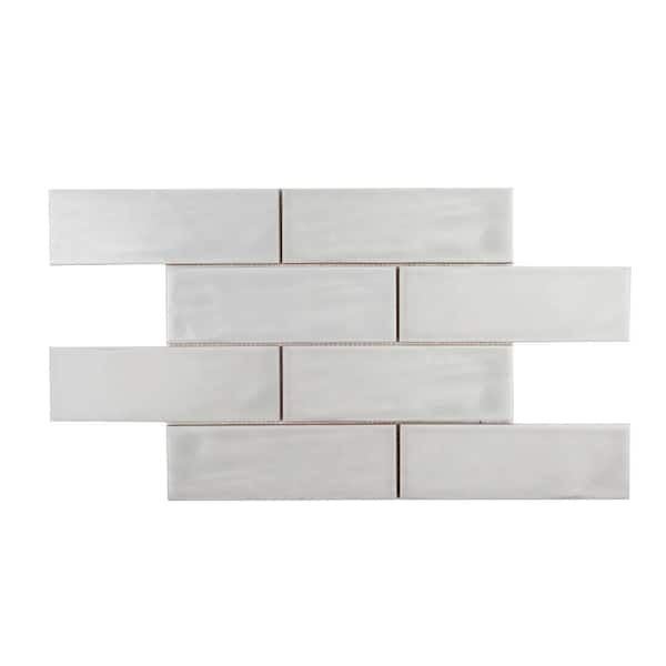 Jeffrey Court Field Tile Grey 8 in x 8 in Matte Ceramic Wall Tile (4.91 ...