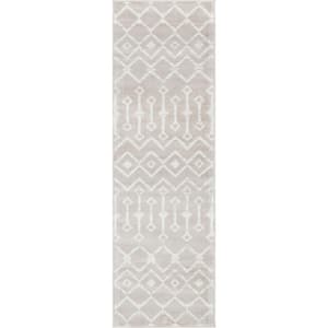 Unique Loom Moroccan Trellis Beige 10 ft. 8 in. x 16 ft. 5 in. Area Rug ...