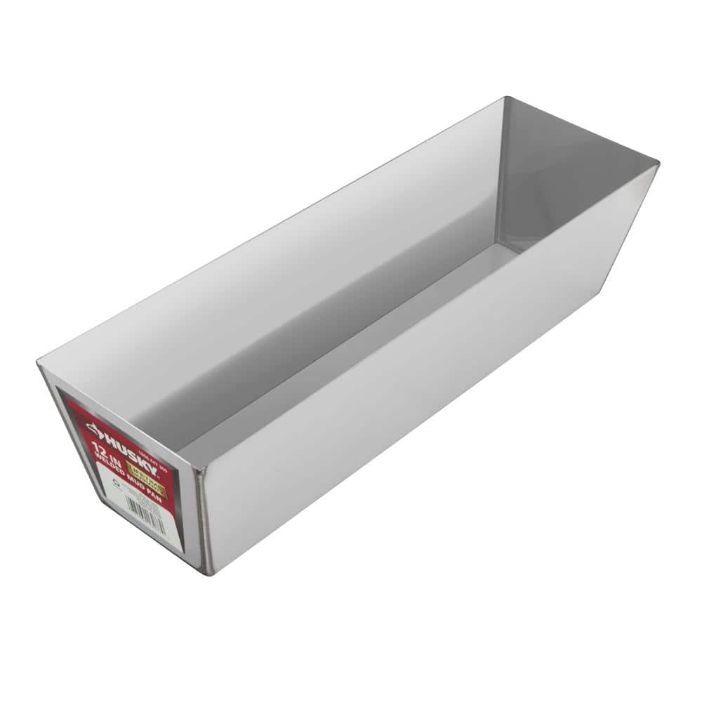 Husky 12 in. Stainless Steel Mud Pan MPX12-HUS - The Home Depot