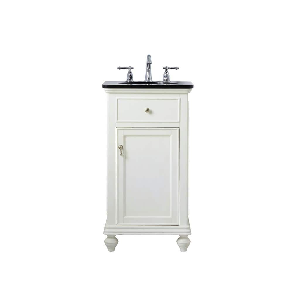 Simply Living 19 in. W x 19 in. D x 35 in. H Bath Vanity in Antique ...