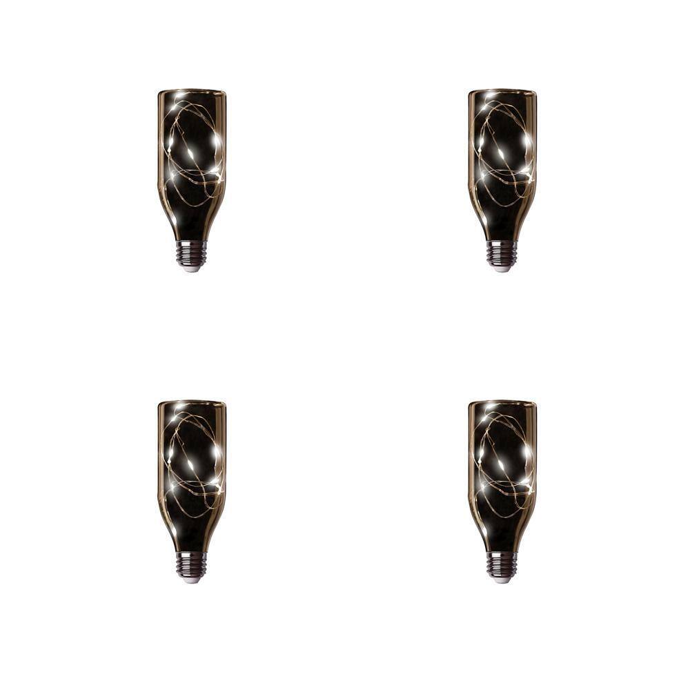 Feit Electric 11-Watt Equivalent E26 Bottle Shape LED Soft White Fairy ...