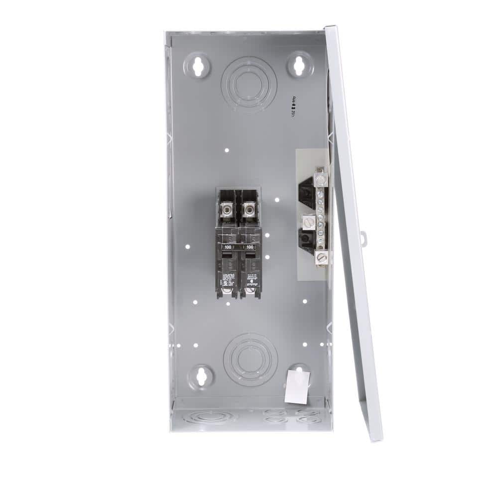 Siemens 100 Amp 2-Space 2-Circuit Small Main Breaker Indoor Load Center ...